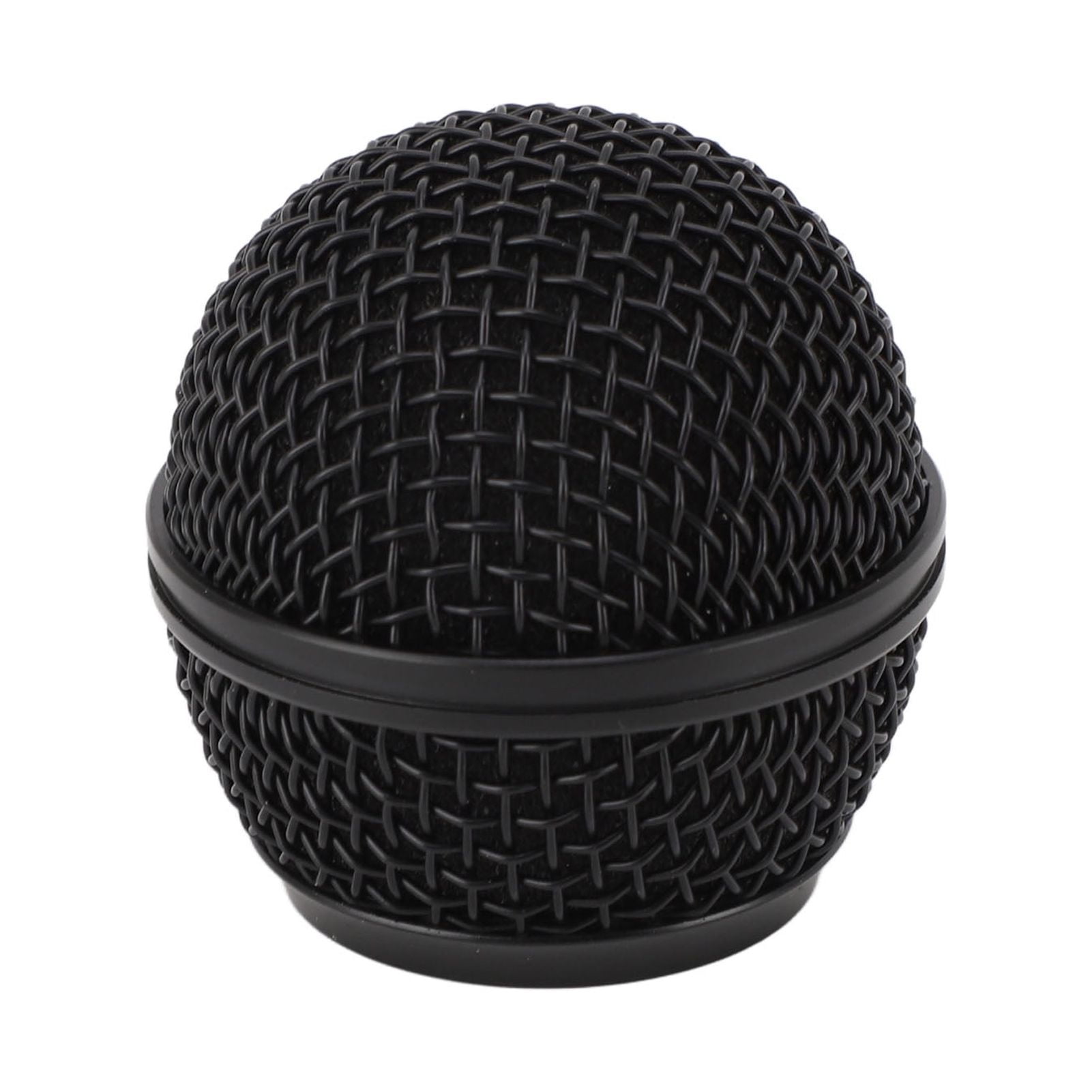 Microphone Head Replace Black Grille Ball with Inner Foam Metal Mesh ...