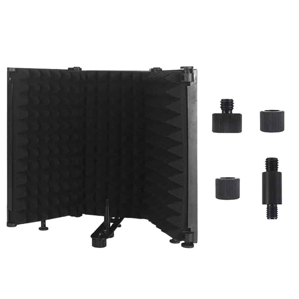 Microphone Isolation Shield Foldable Mic Shield M3 Plastic Case ...