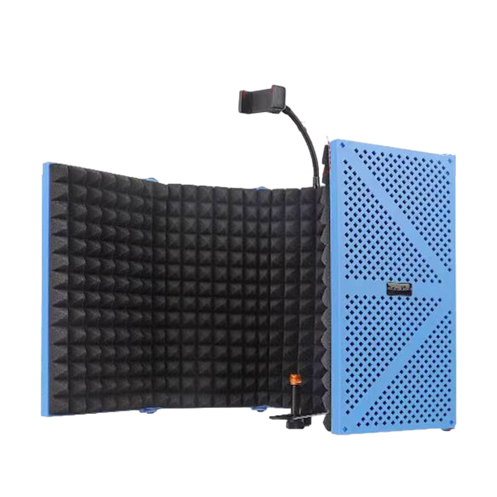 Microphone Isolation Shield Foldable Sound Reflector for Studio and ...