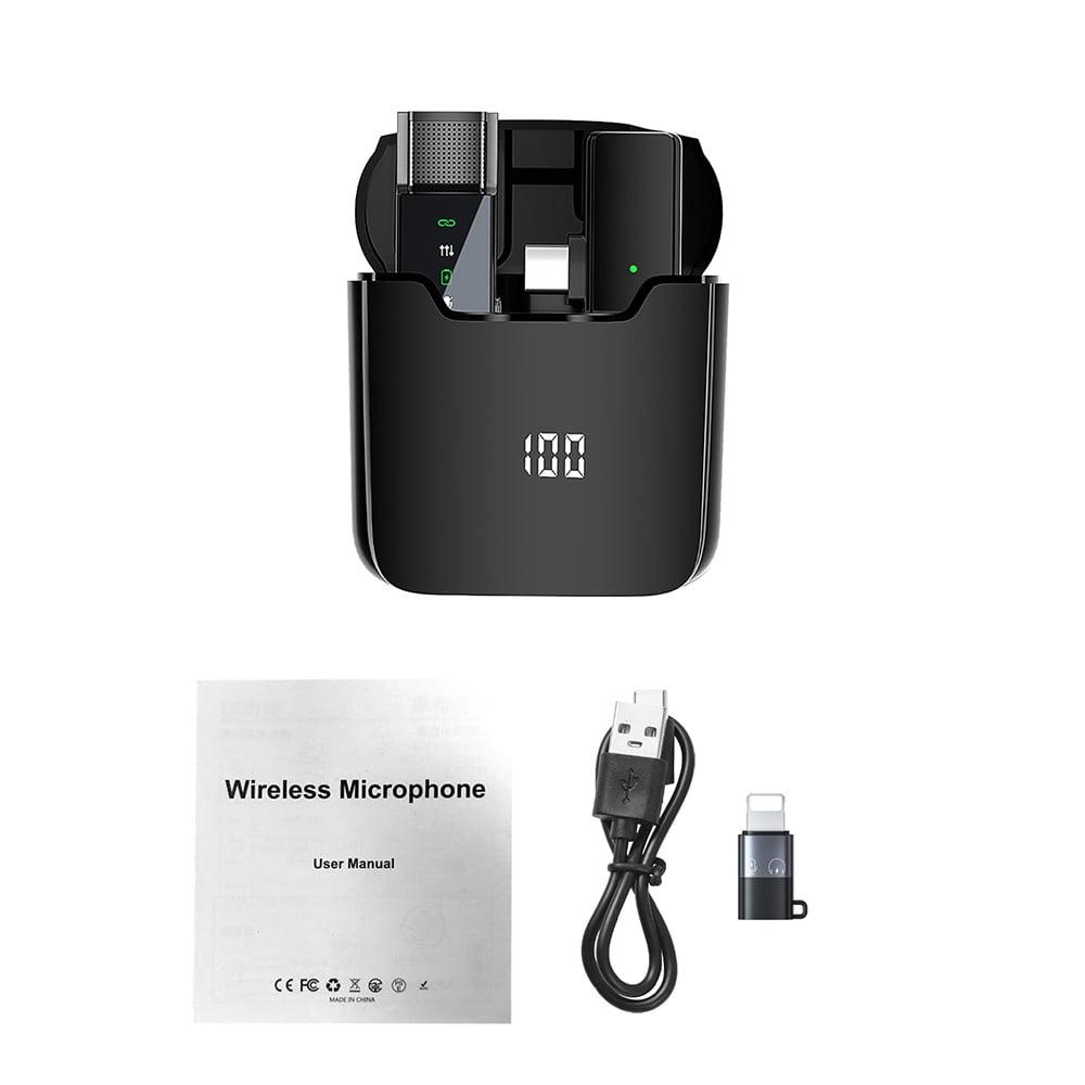 Microphone,Mobile Mic Live Lavalier Mobile Display Noise Reduction Mic ...