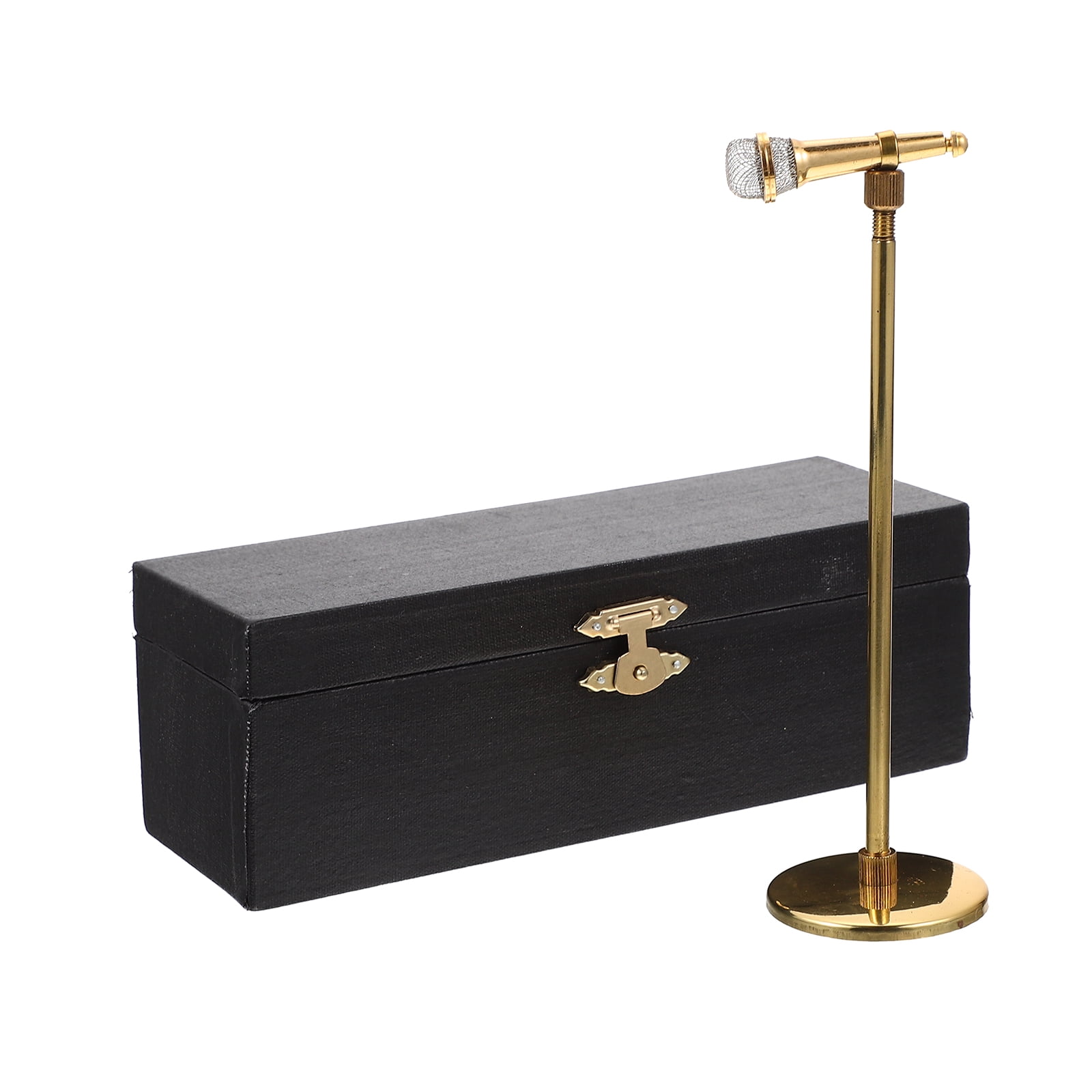 Microphone Model Mini Microphone Mic Model Craft Table Top Decor ...