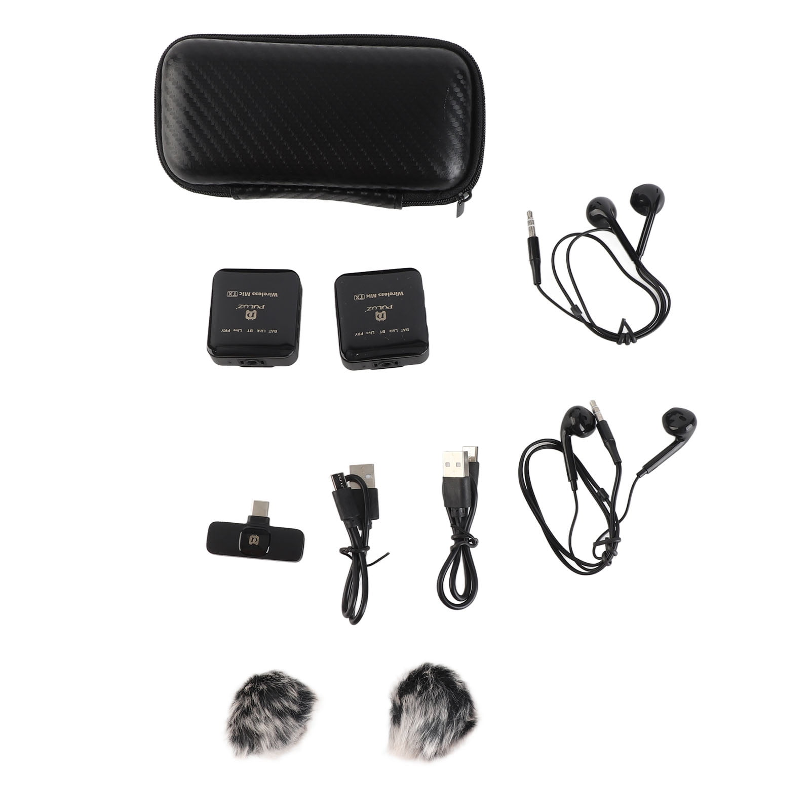 Microphone PU647B Wireless Microphone System With 1 Receiver & 2 ...