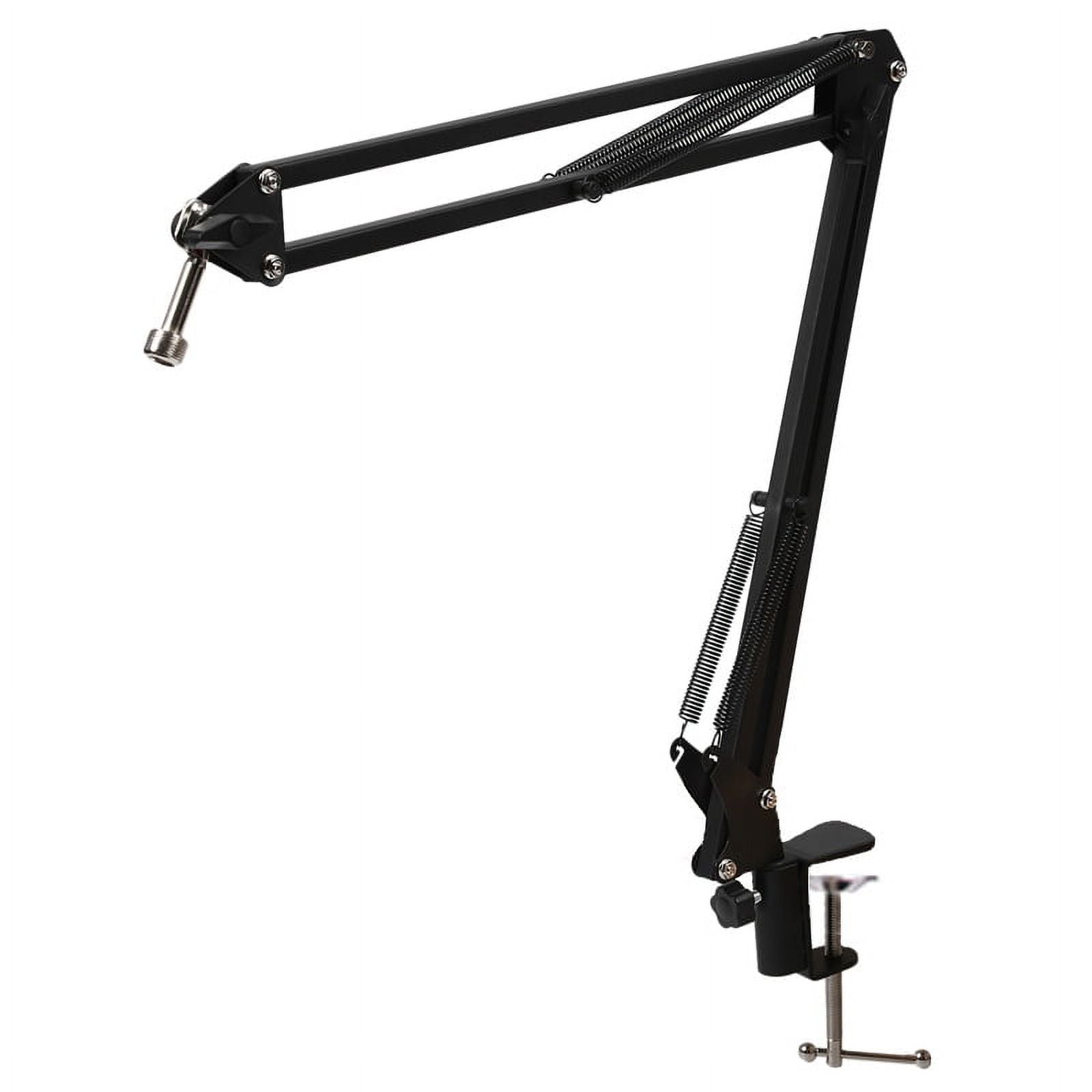 Microphone Scissor Arm Stand 75cm High Tabletop Boom Mic Suspension ...