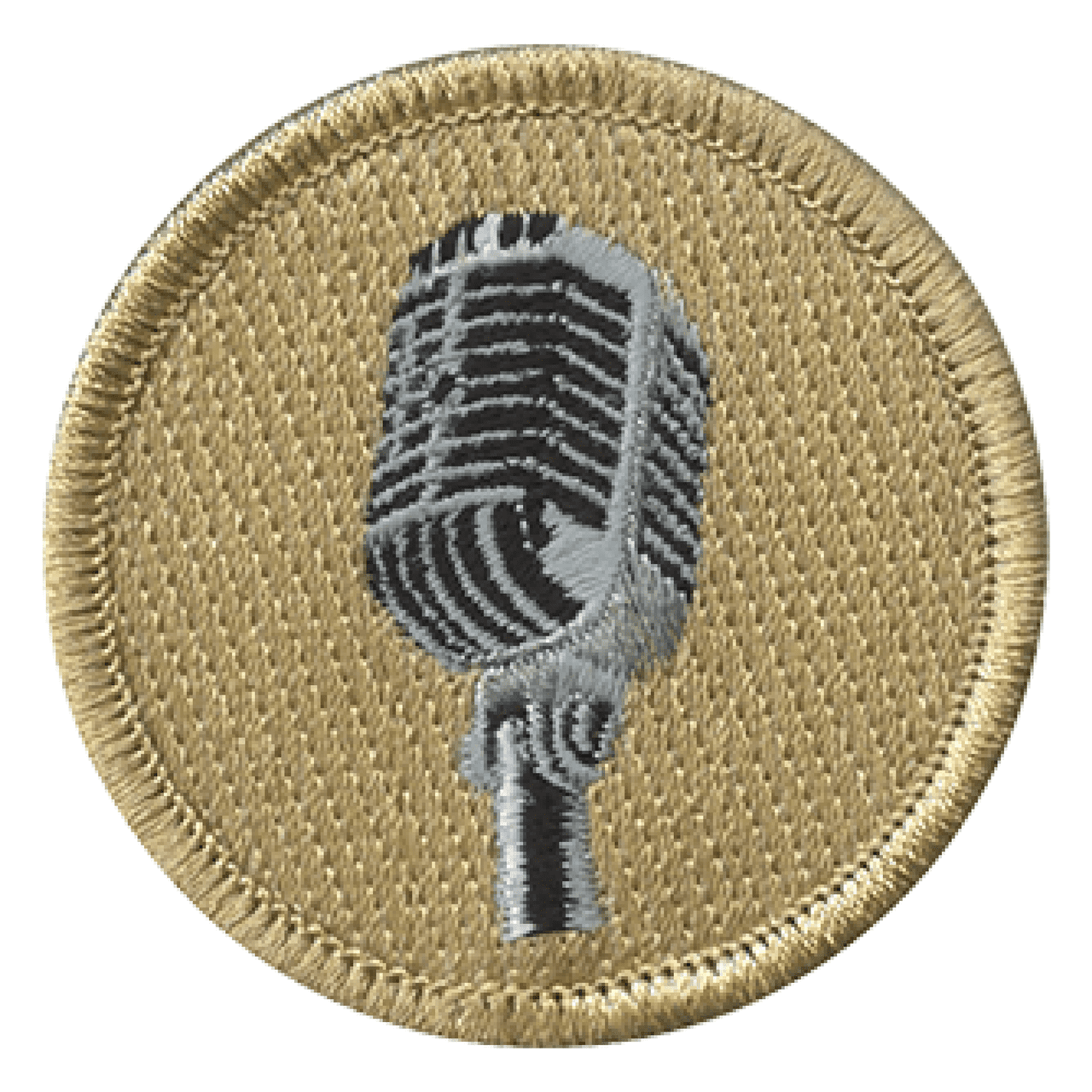 Microphone Scout Patrol Patch (Sew-on) - ClassB - Walmart.com