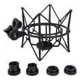 Microphone Shock Mount Adjustable Mount Recording Mic Stand Metal ...