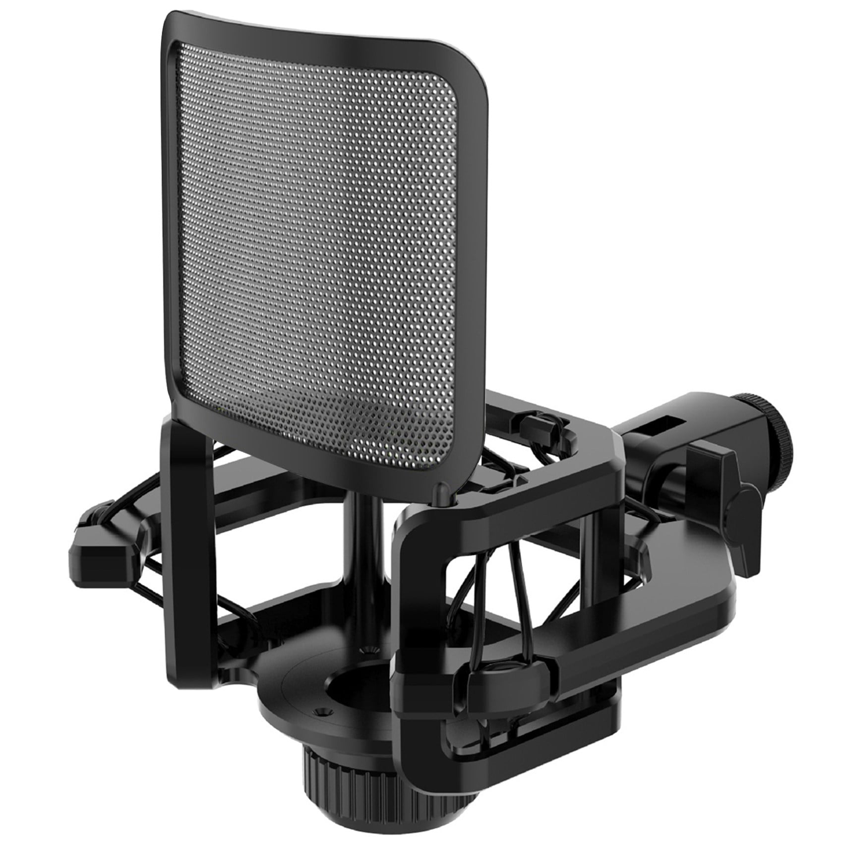 Microphone Shock Mount with Microphone Filter Windscreen Reduce Noise ...