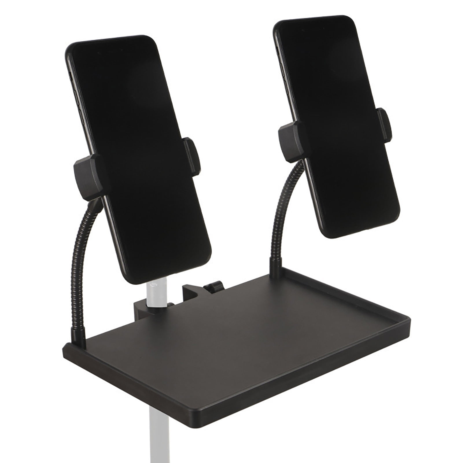 Microphone Stand Tray with Phone Holder Recording Tray for Microphone ...