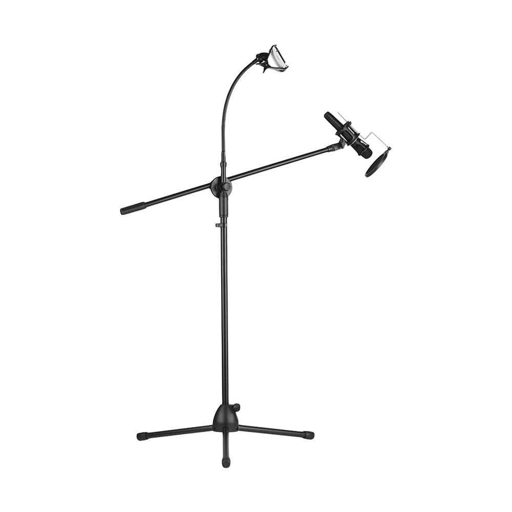 Microphone Stand,With Boom Arm 3 Mic 1 Studio Arm 3 Mic Stand ...