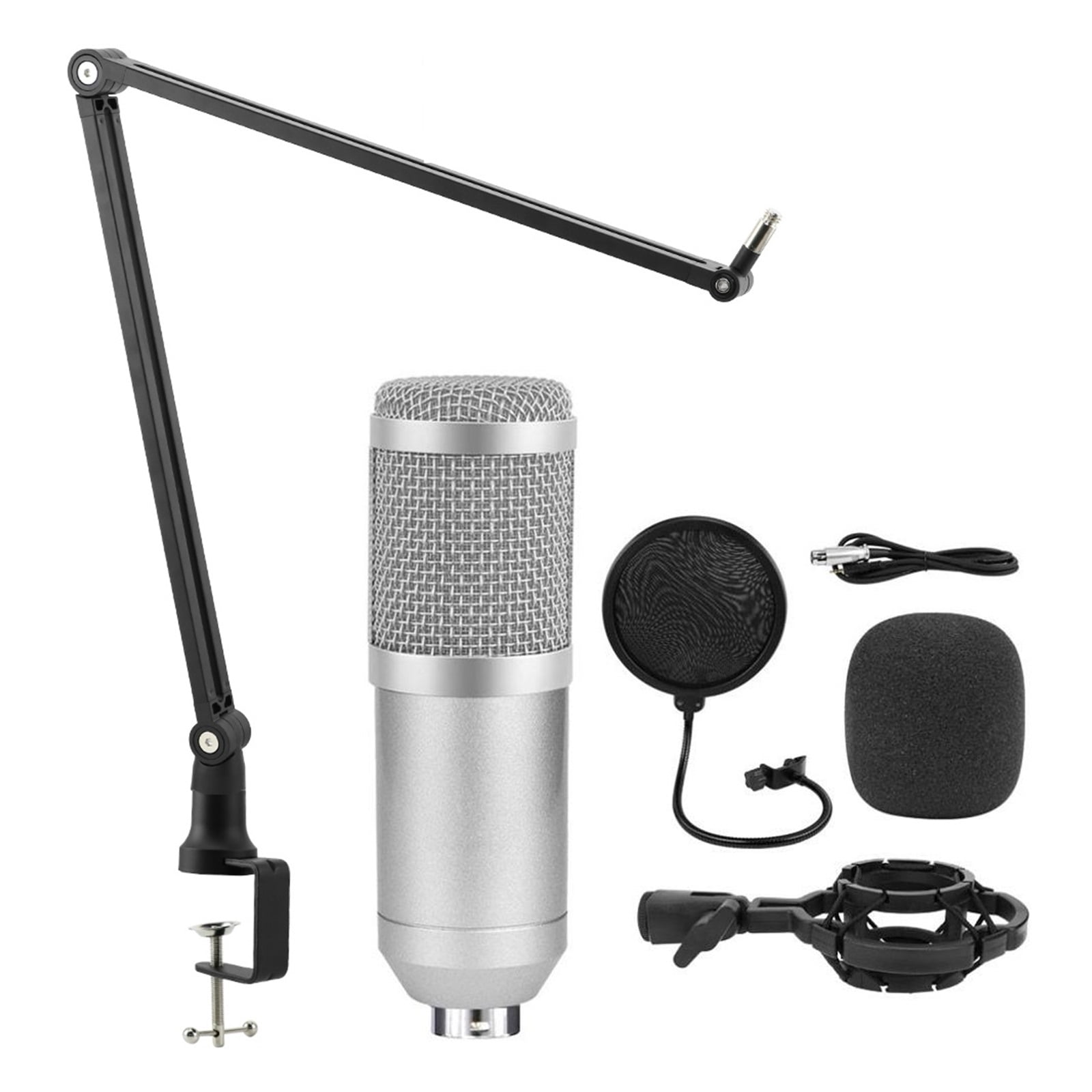 Microphone Studio V8 Sound Card Phantom Power Kits Bm800 Condenser ...