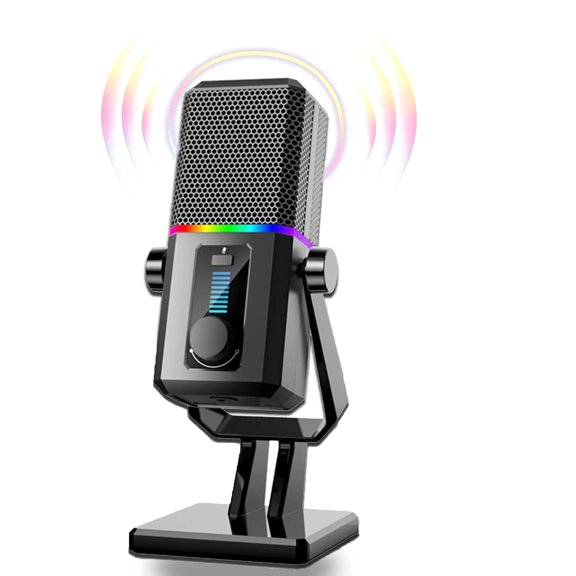ZINGYOU USB Condenser Microphone with Upgraded Boom Arm, Plug and Play ...
