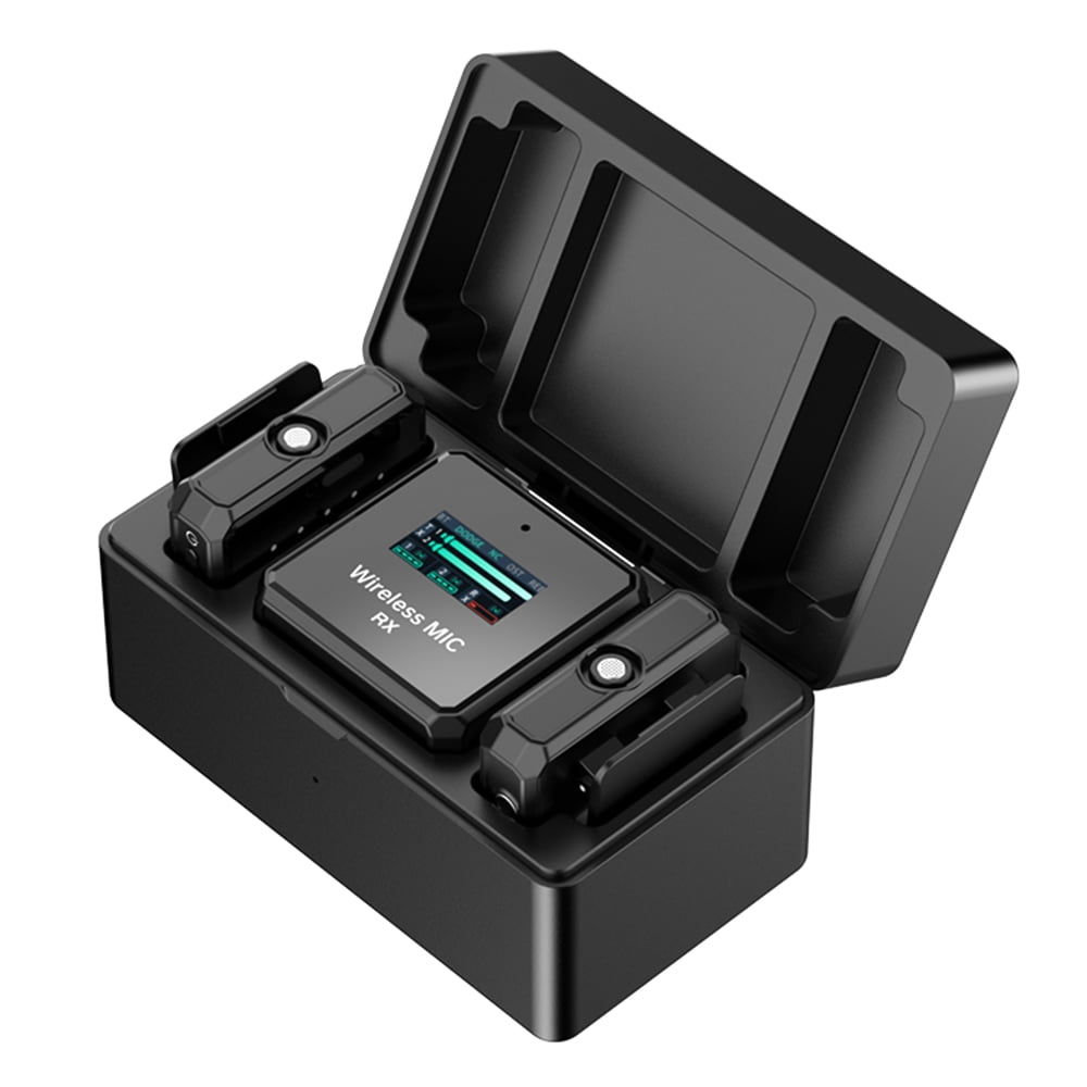 Microphones,Compatible Screen Box With Tft Receiver 2pcs Box Clip-on ...