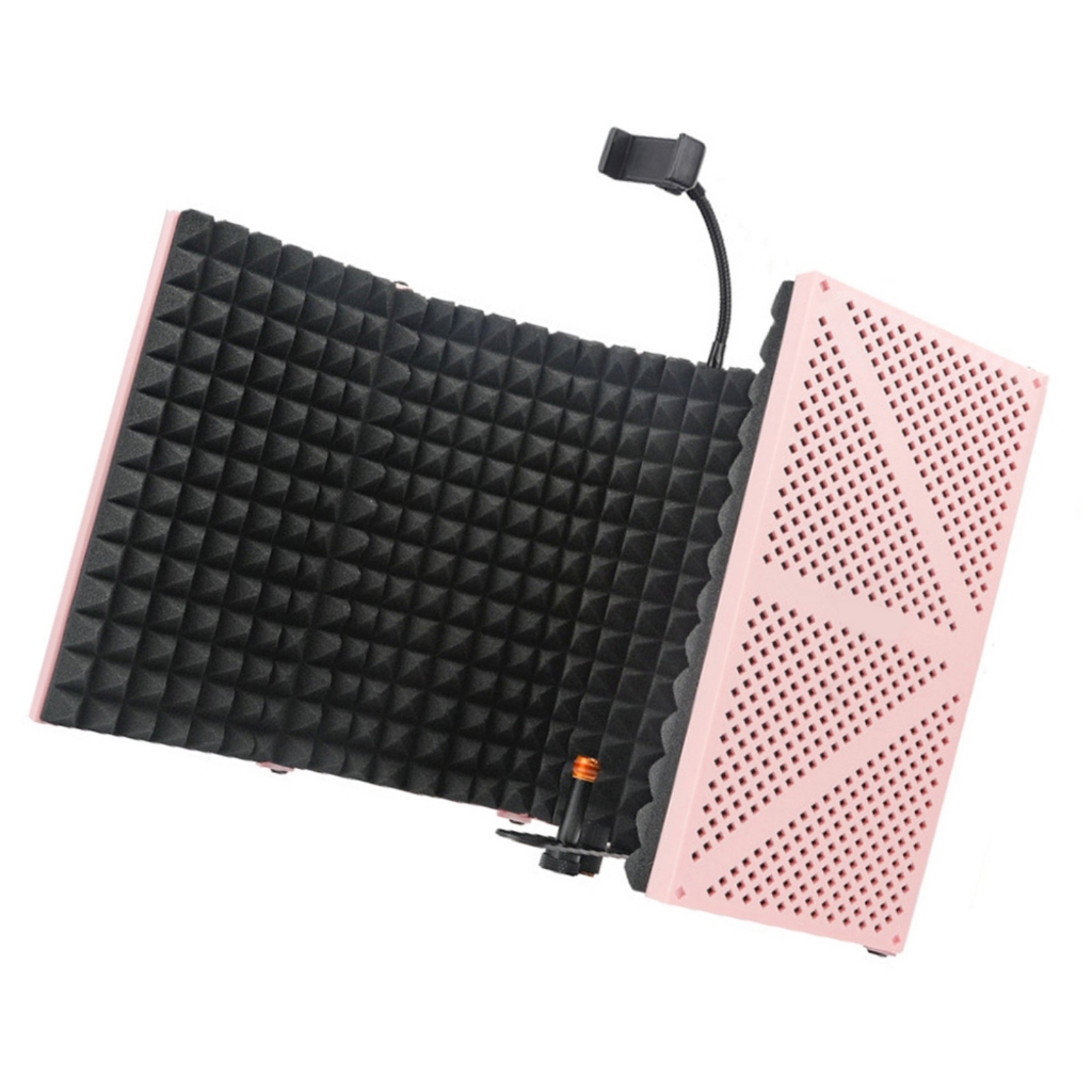 Microphones Insulation Acoustics Screen, 5 Sides Microphones Sound ...