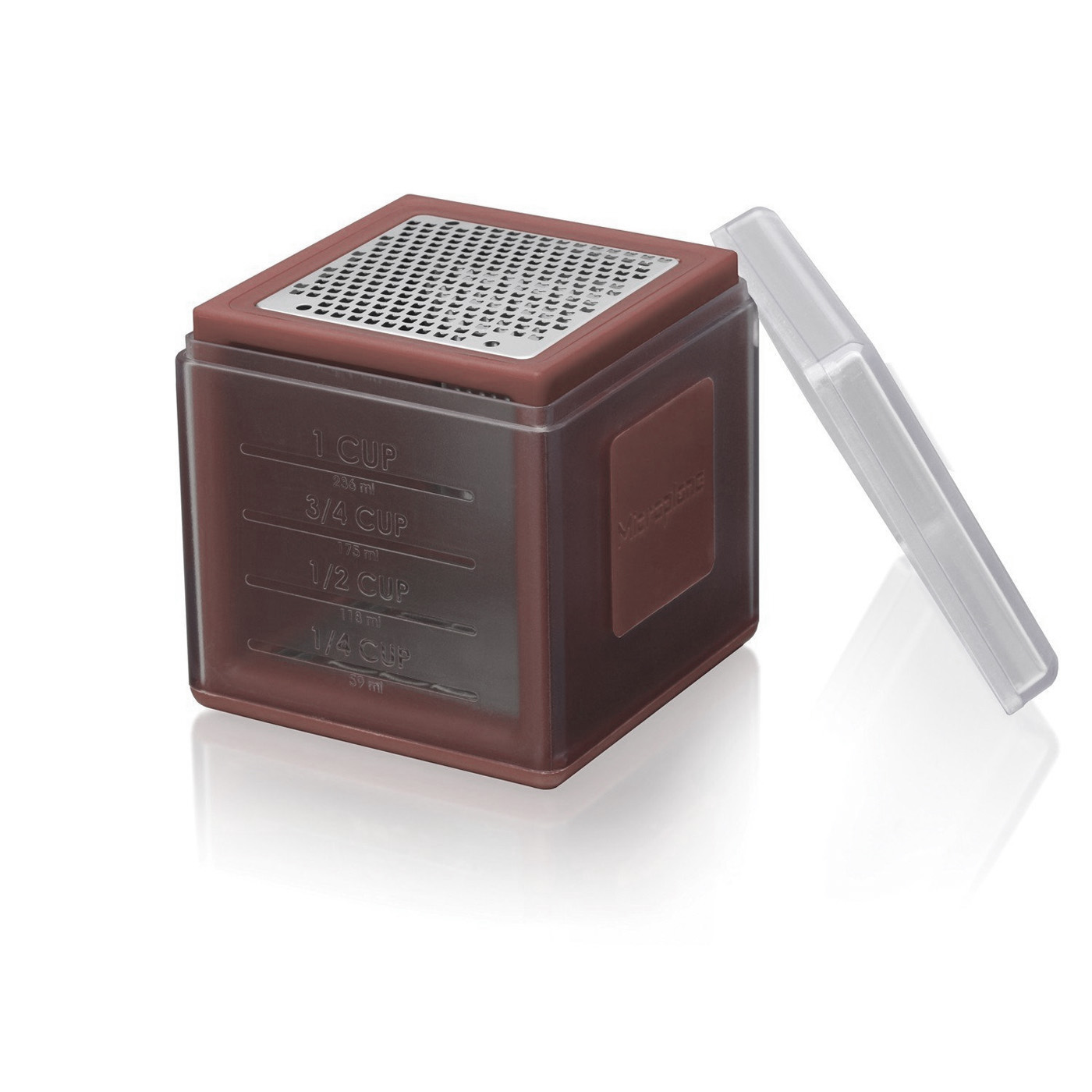 Microplane 3-in-1 Cube Grater with Fine, Ribbon, and Coarase Blades ...