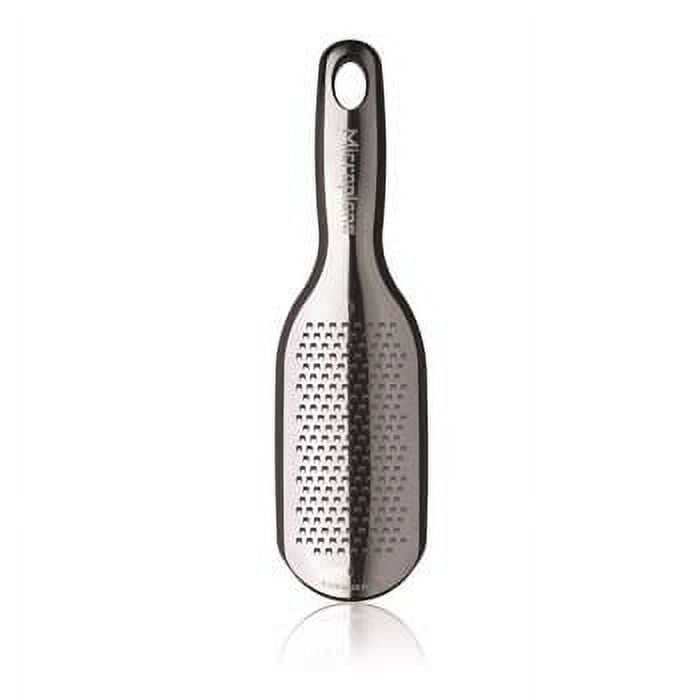 Microplane Elite Series Black Coarse Blade Cheese Grater w/ Measuring ...