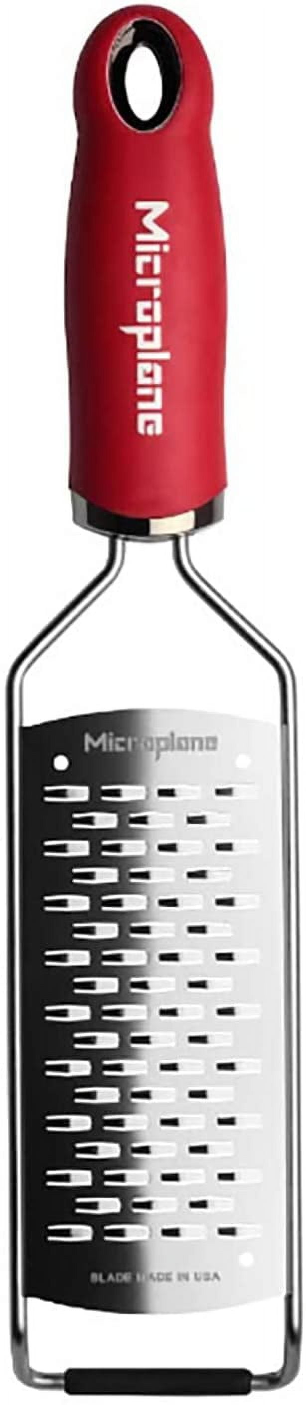 Microplane Gourmet Series Bi-Directional Ribbon Grater - Red - Walmart.com