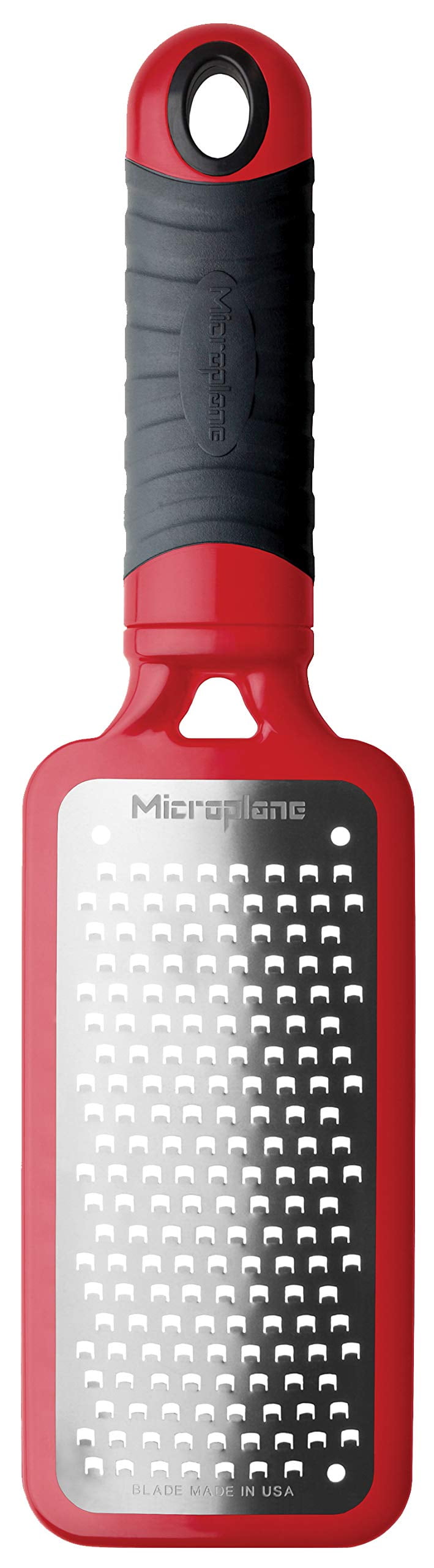 Microplane Home Series Cheese Grater with Soft Grip Handle, Coarse ...