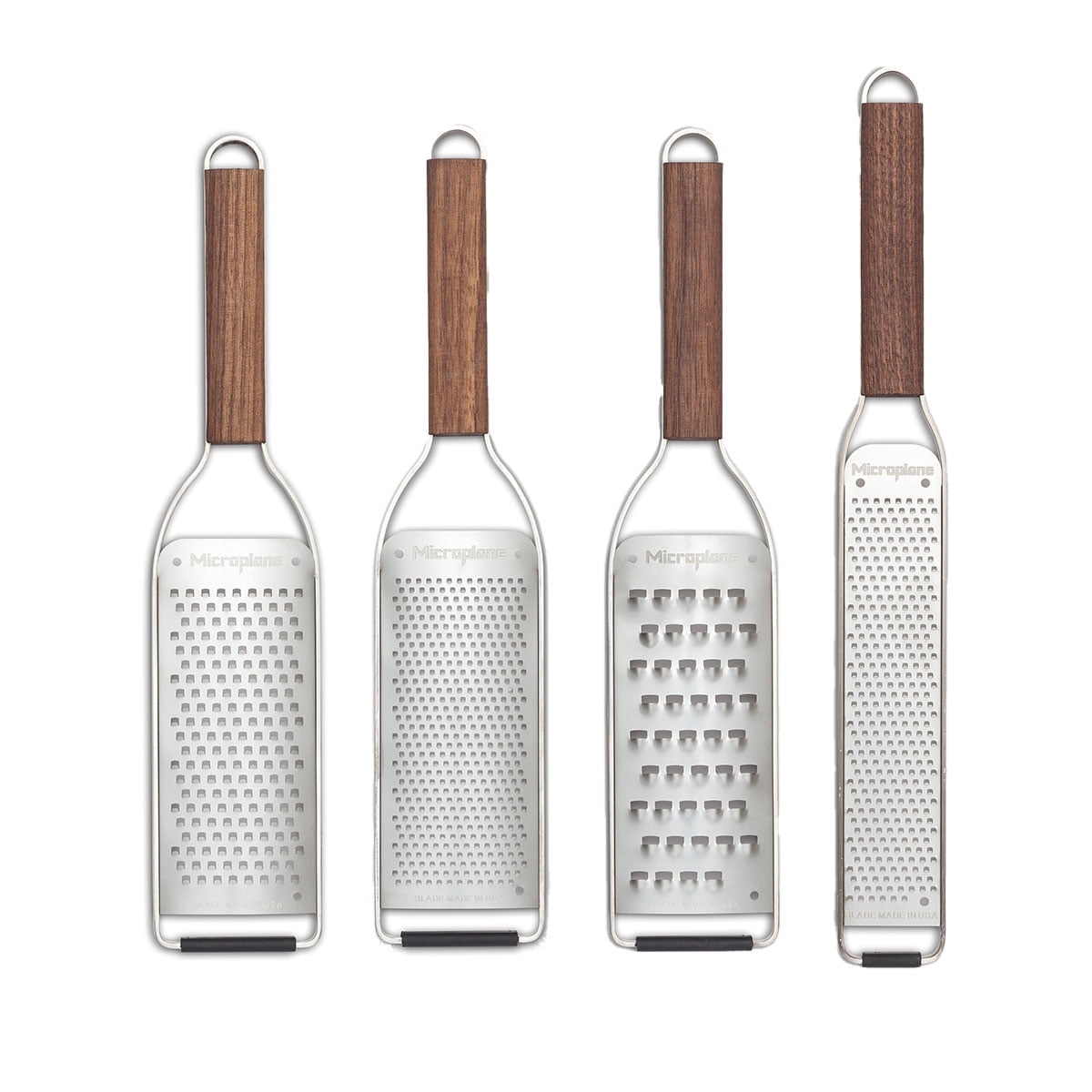 Microplane Master Series 4pc Premium Grater Set – Fine, Coarse, Extra ...