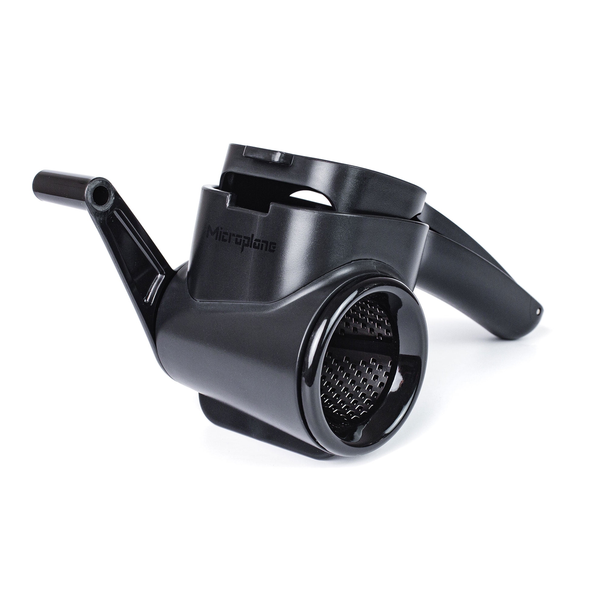 Microplane Rotary Cheese Grater, Manual Shredder for Parmesan, Durable ...