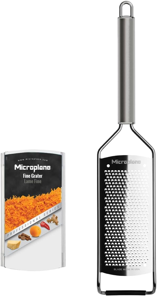 Microplane Professional Series Fine Grater for Hard Cheese, Citrus ...