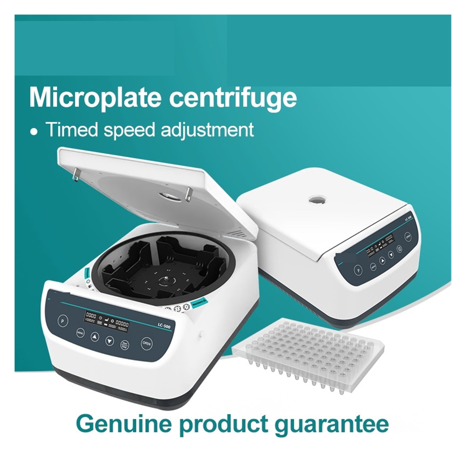 Microplate Centrifuge 500~2000rpm Digital Display Laboratory Centrifuge Rotor Suitable For 96 ...
