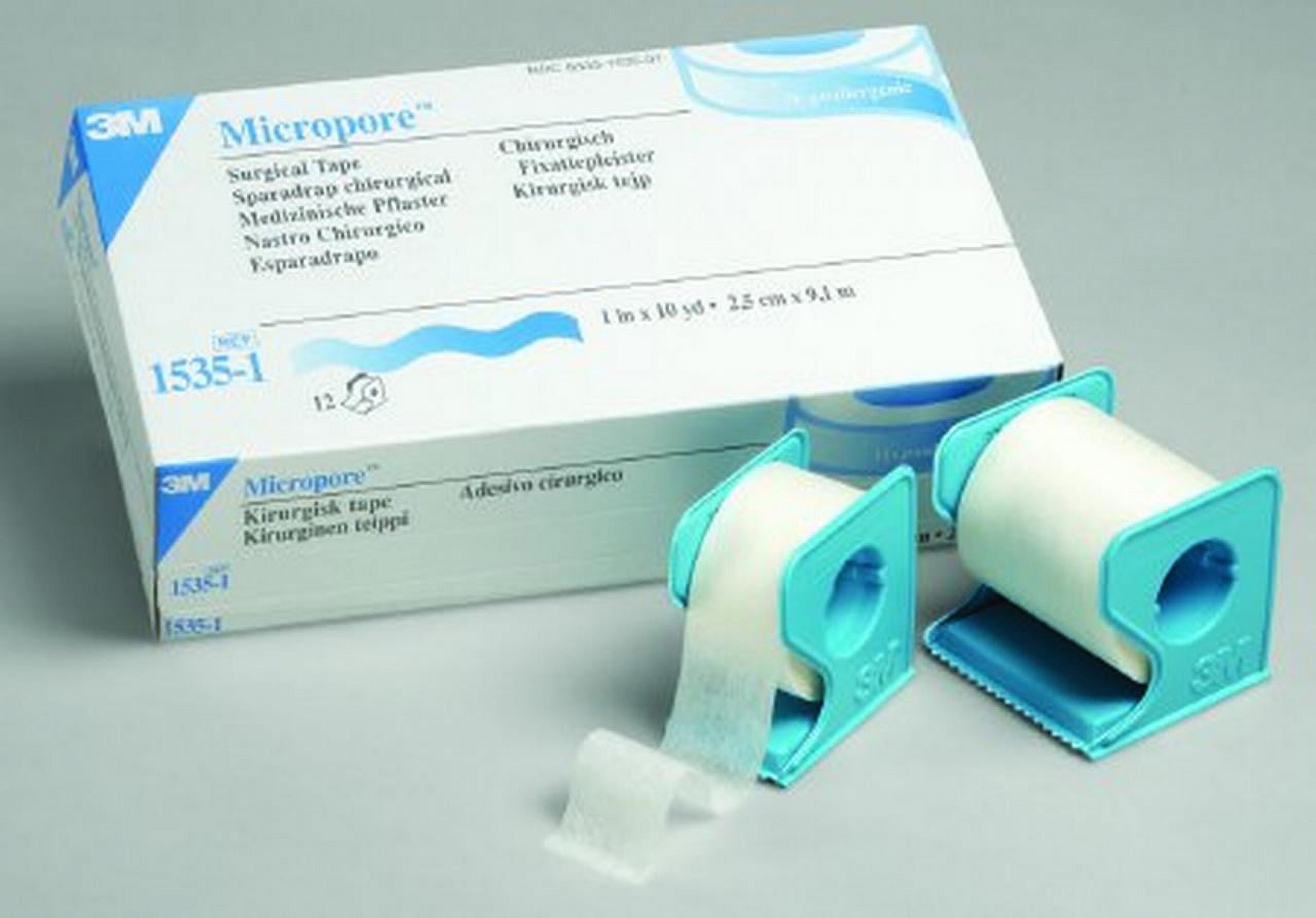 Micropore Breathable Surgical Tape, 2 Count with Dispenser - Walmart.com