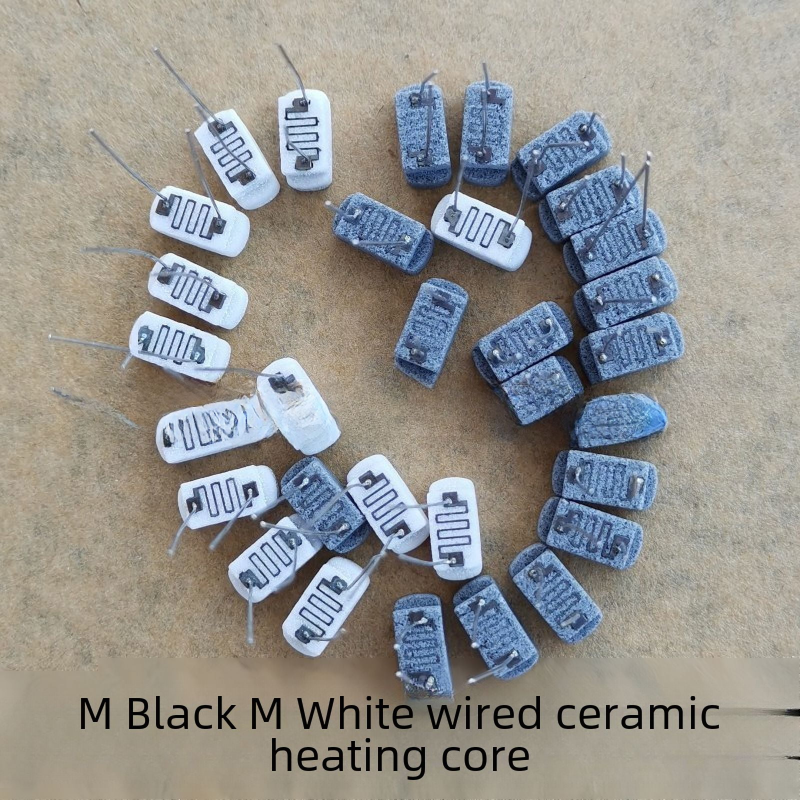 Microporous ceramic heating Core M White heating core black core wired ...