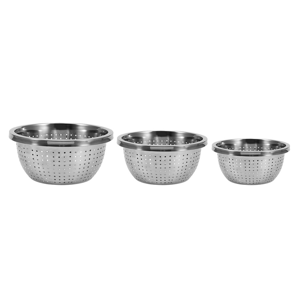 Microporous colander made of stainless steel, small, medium and large ...