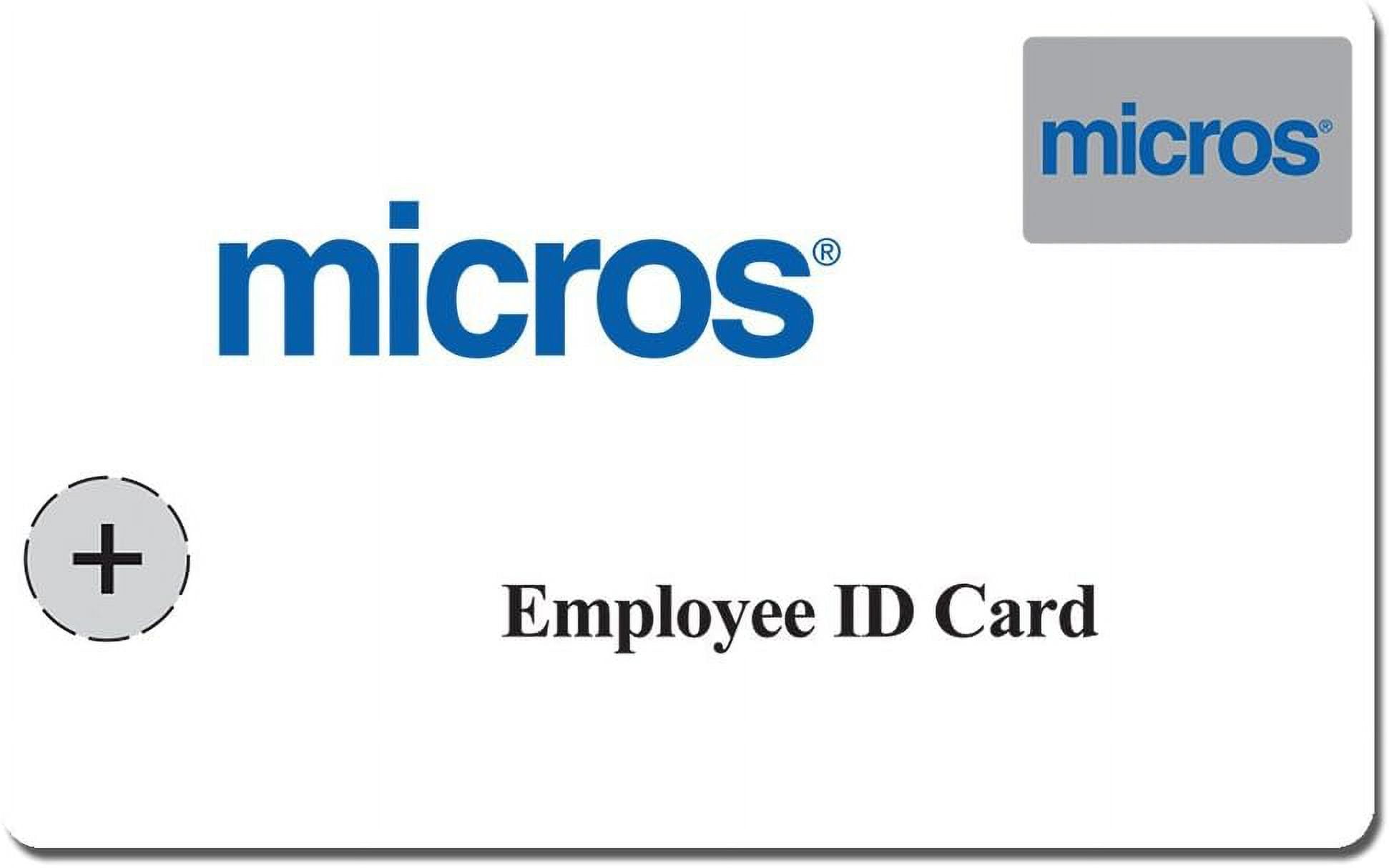 Micros Employee ID Cards - 50 pack - Walmart.com