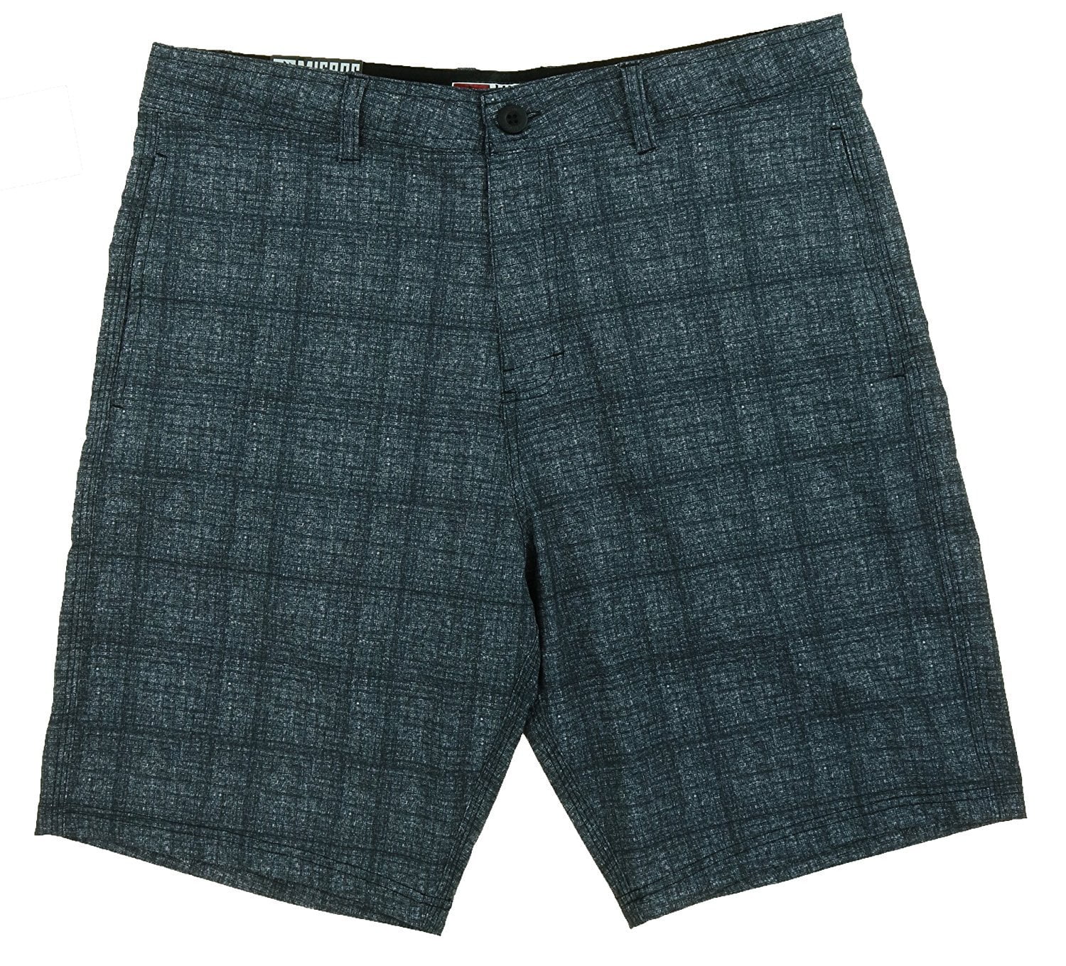 Micros Men's Hybrid Surf Swimming Board Shorts Hatch Black - Walmart.com
