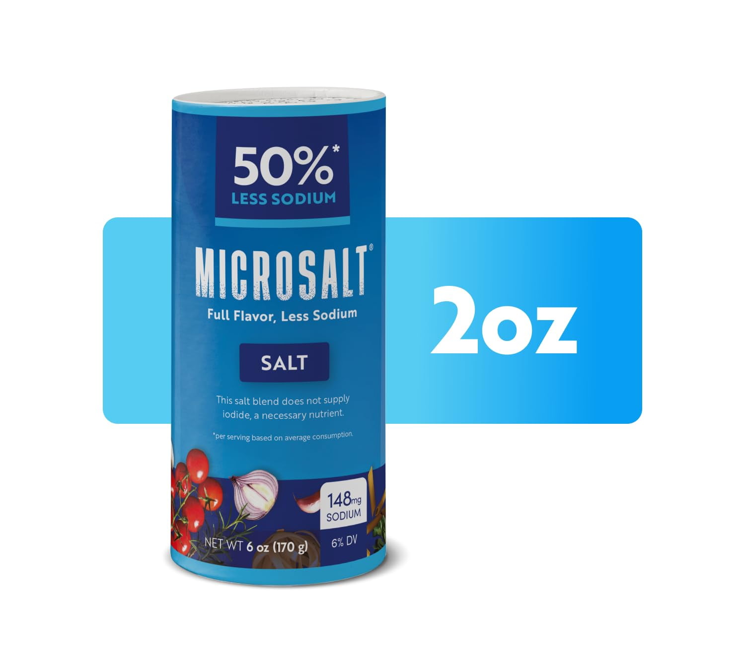 Microsalt 50% Less Sodium IRF13 Salt, Regular Salt Substitute ...