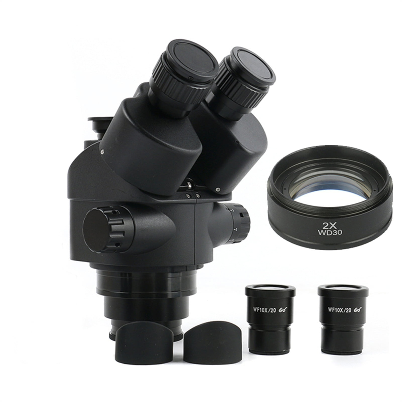 Microscope,7X-45X 3.5X-90X Microscope Zoom Stereo Microscope Head + 0 ...
