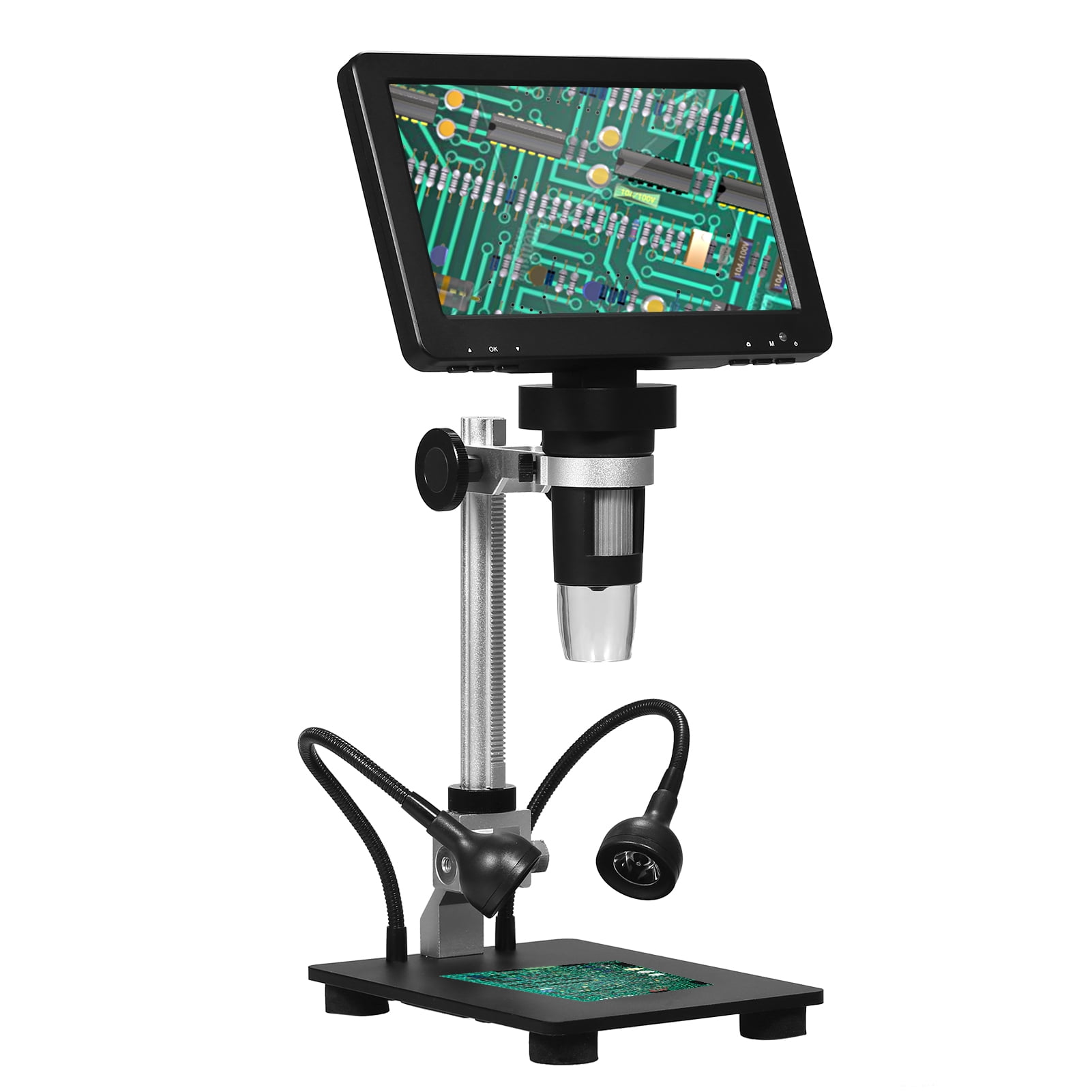 Microscope,Ips Screen 1200x Microscope Windows Ios Microscope With 7 ...