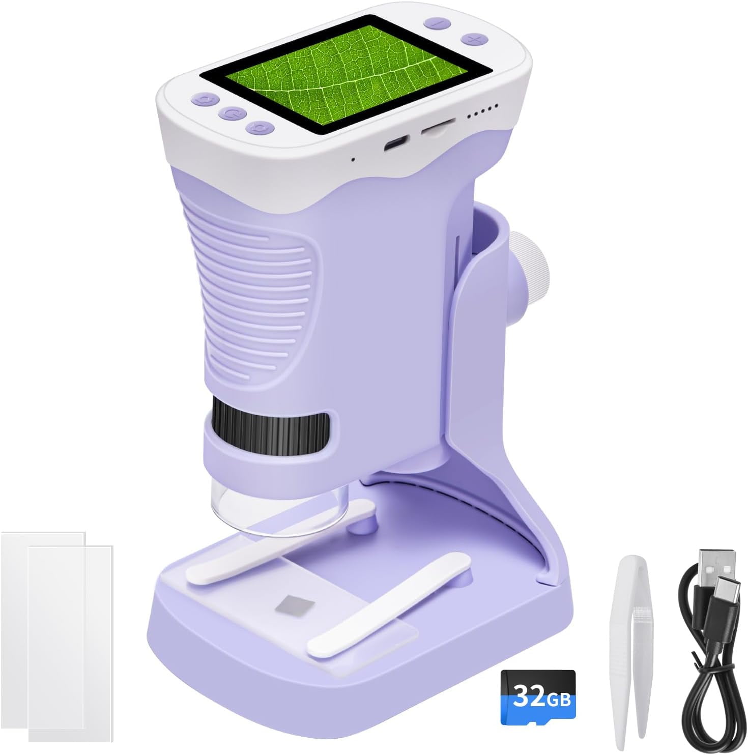 Microscope for Kids - Portable Pocket Microscope with 2.4 Inch Screen ...