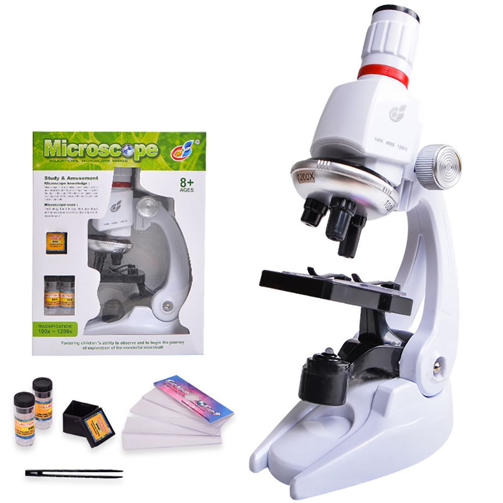 Microscope Kit Lab with Phone Holder Science Educational Toy Gift ...