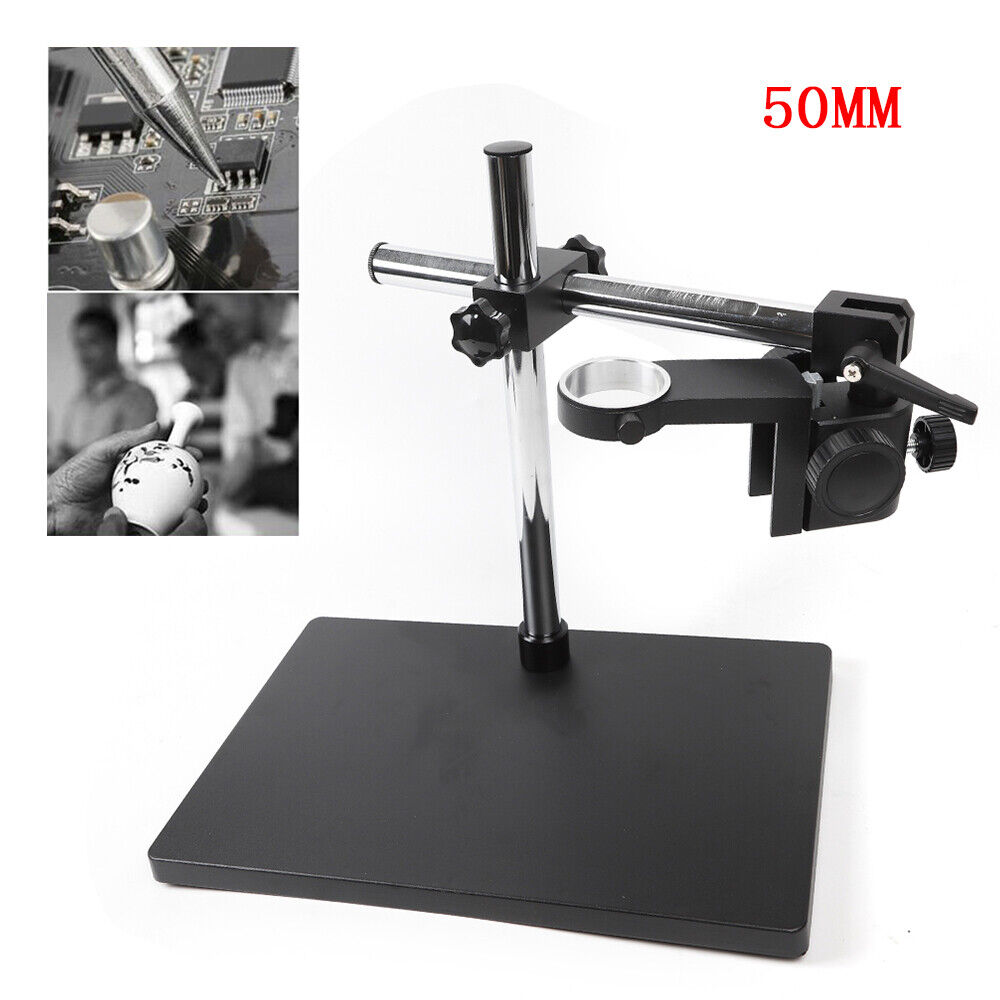 Microscope Large Stereo Boom Table Stand 50mm Ring Heavy Duty Holder ...