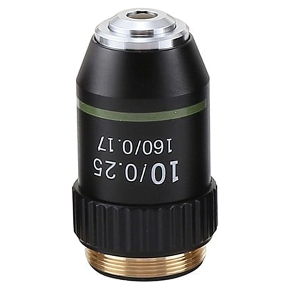 Microscope Objective Lens Set 4x 10x 20x 40x 60x 100x Achromatic Coated Optics 160mm Tube Length