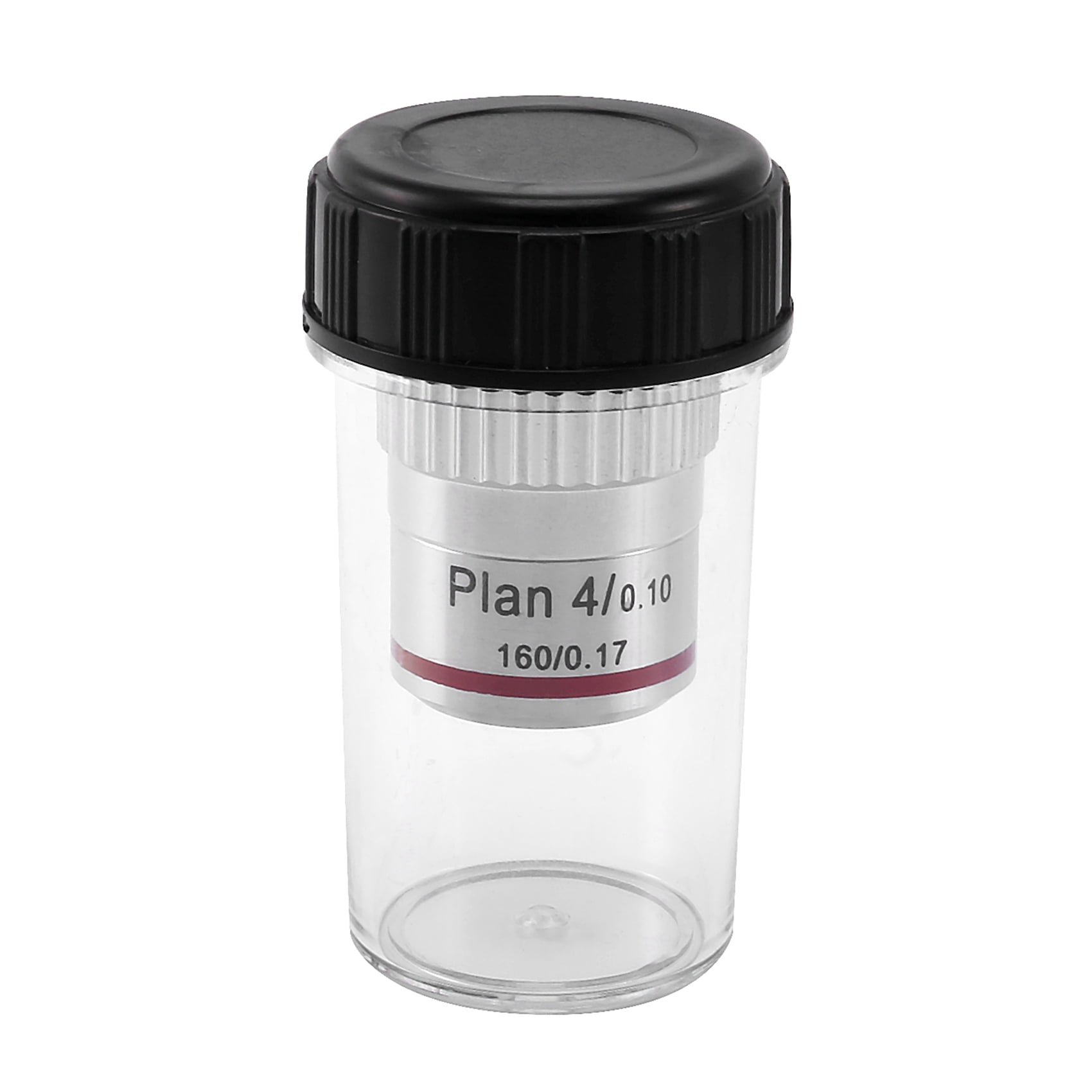 Microscope Plan Achromatic Objective Lens 4x Biological Metallurgical