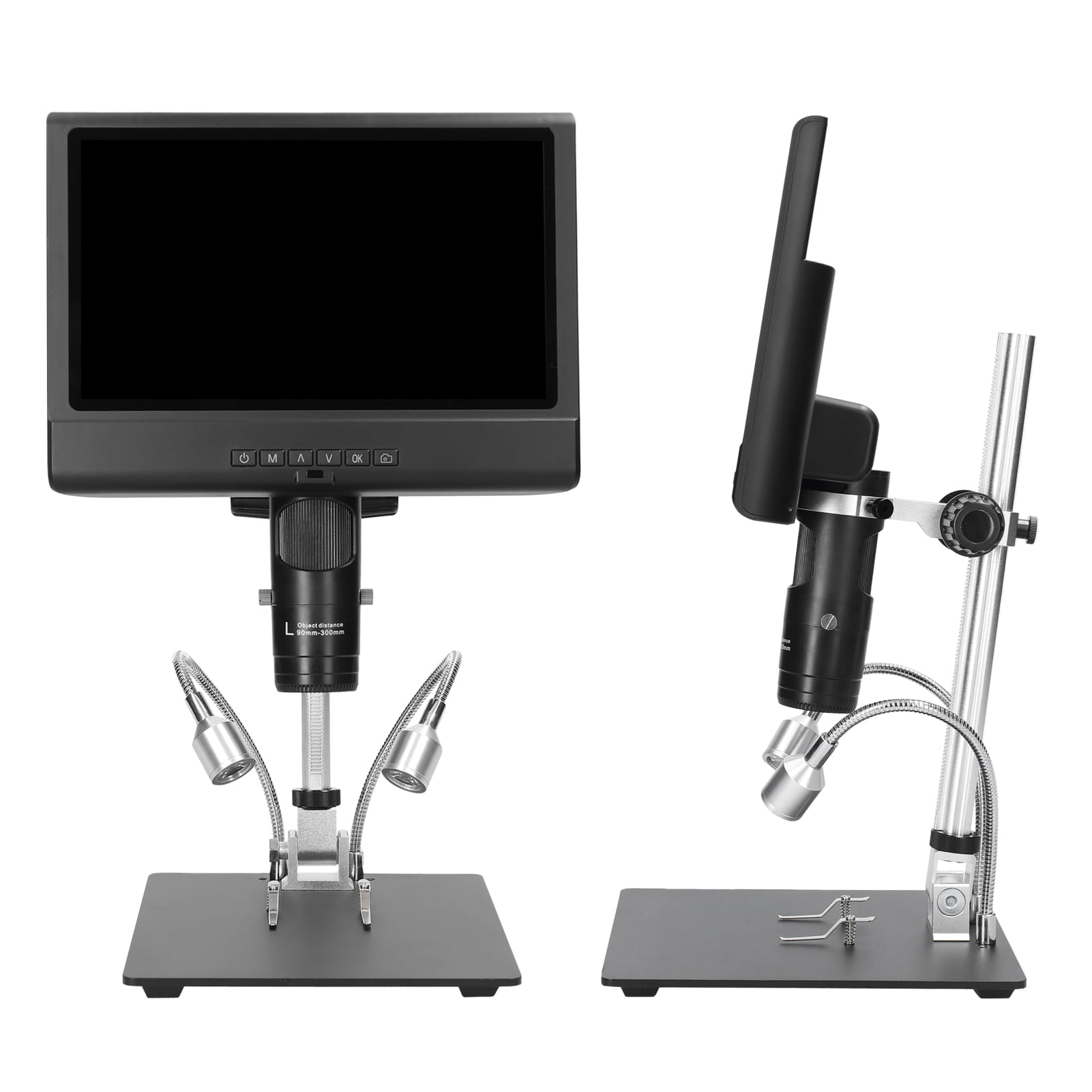 Microscope Professional Digital Microscope 1080P 10inch LCD Display 4X ...