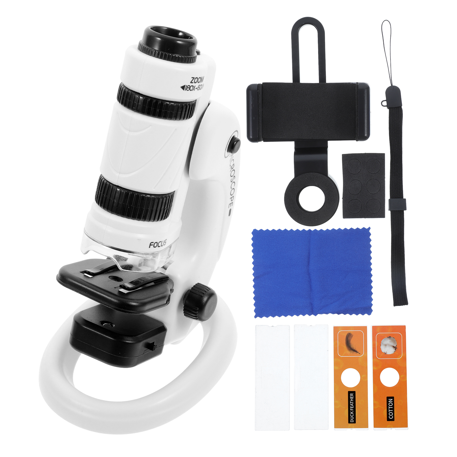 Microscope Set Biological Observing Tool Kids Microscope Toy Experiment ...