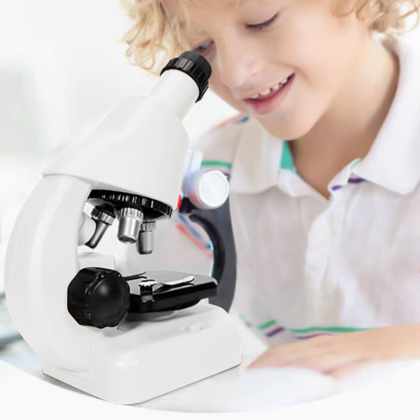 Microscope Set, HD 1200X Magnification, Educational Bioal Science Kit ...
