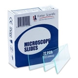 Karter Scientific Microscope Slides, Ground Edges, 90 Corners, 3x1, 72 ...