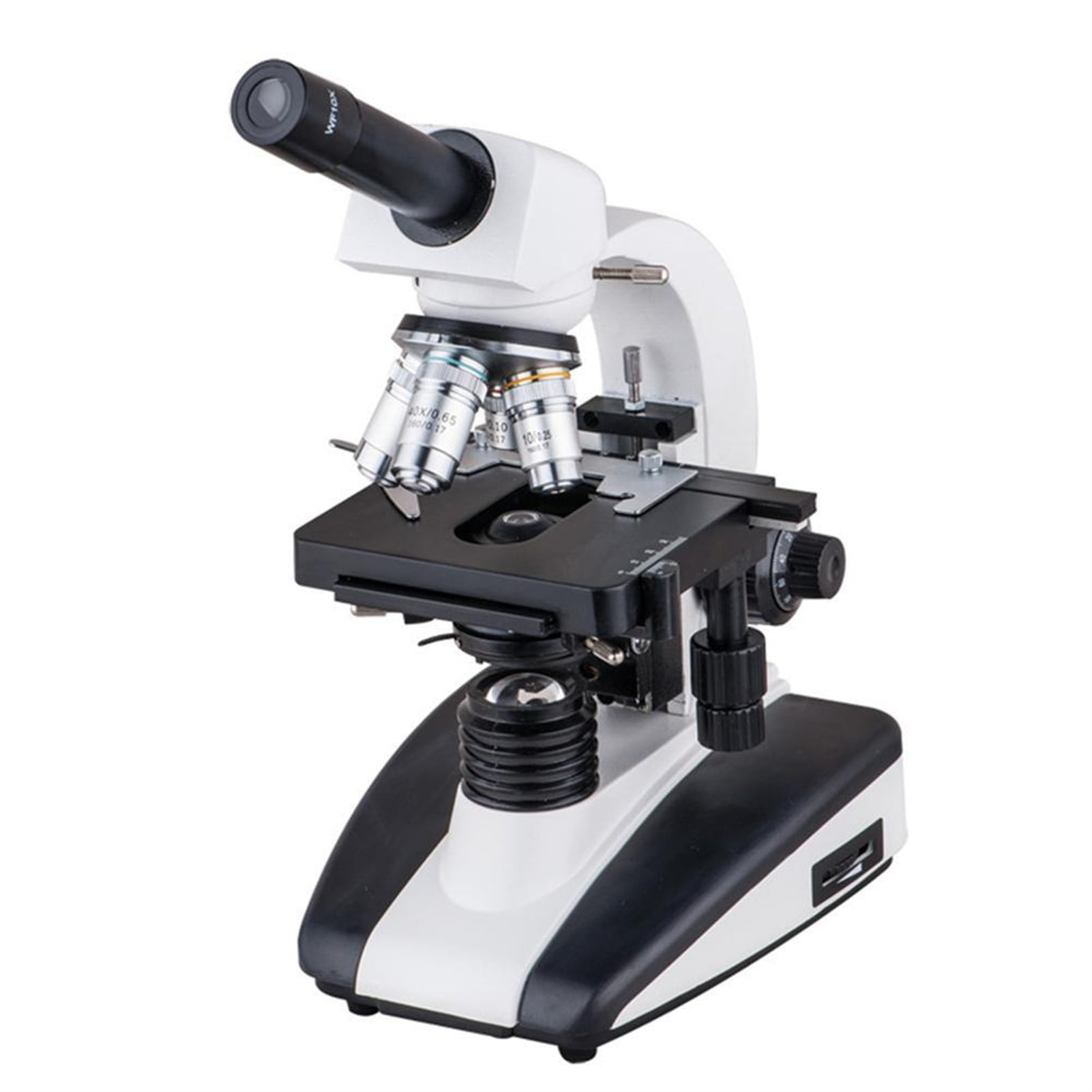 Microscope,X-S-P136D Monocular Biological Students Microscope with LED ...