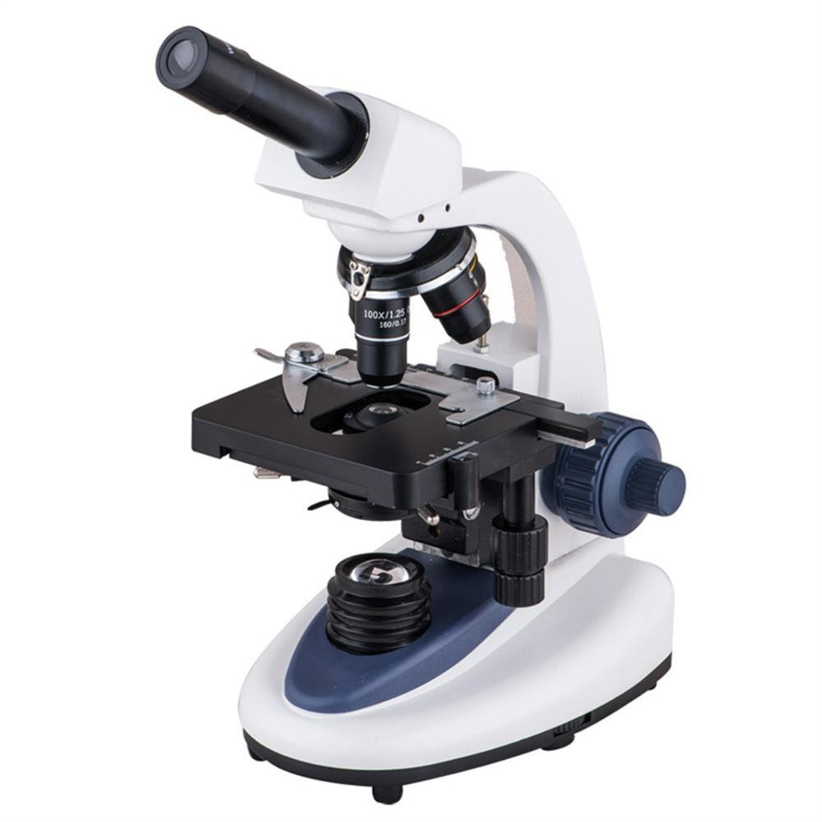Microscope,X-S-P300D Monocular Biological Microscope 40X-1600X Students ...
