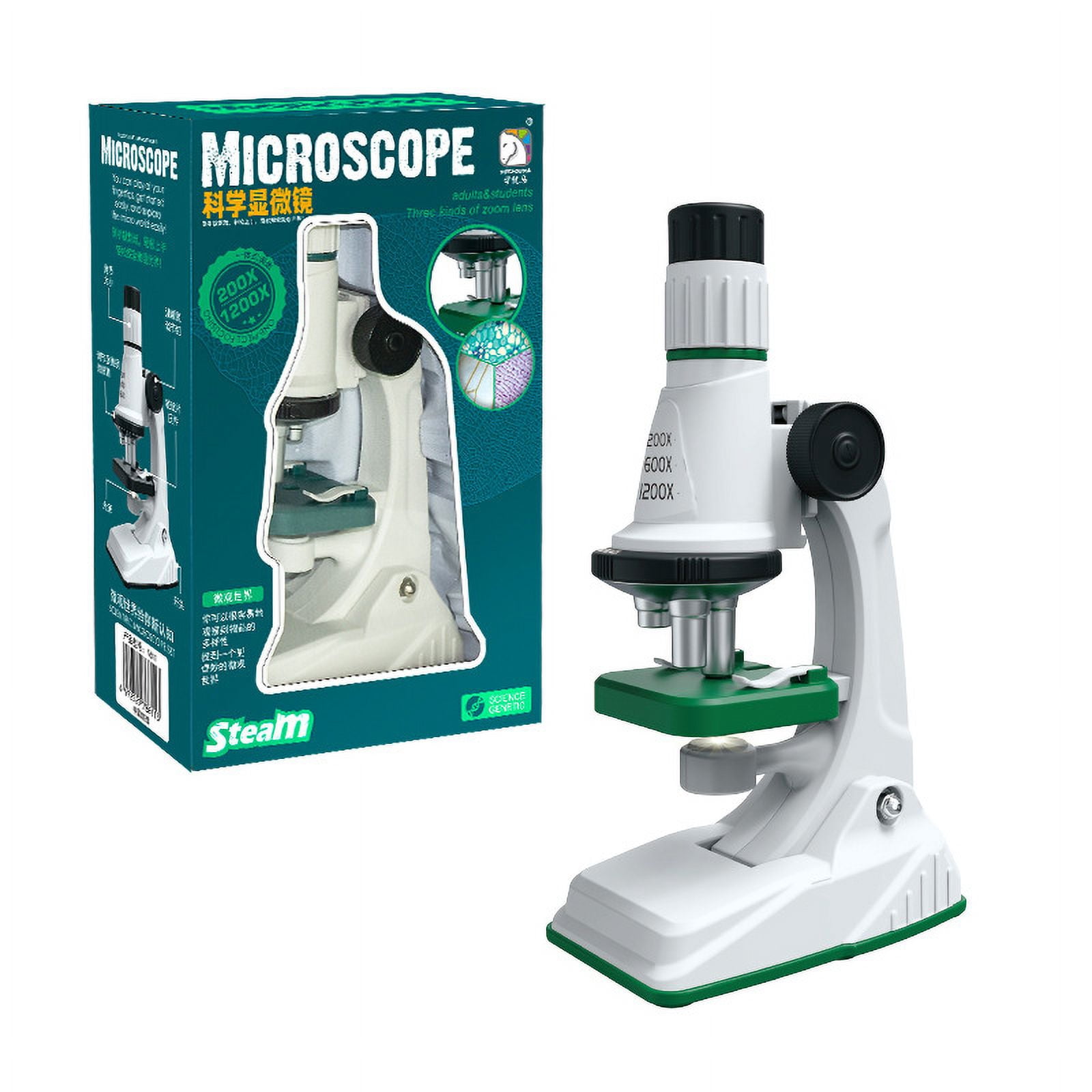 Microscope for Kids - Science Kit with an Easy-to-Use Kids Microscope ...