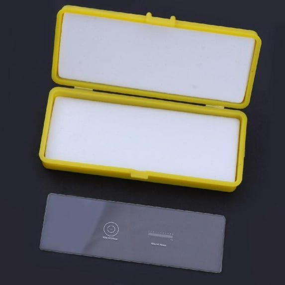 Microscopes Stage Micrometers Calibration Slide 0.01mm Multifunctional ...