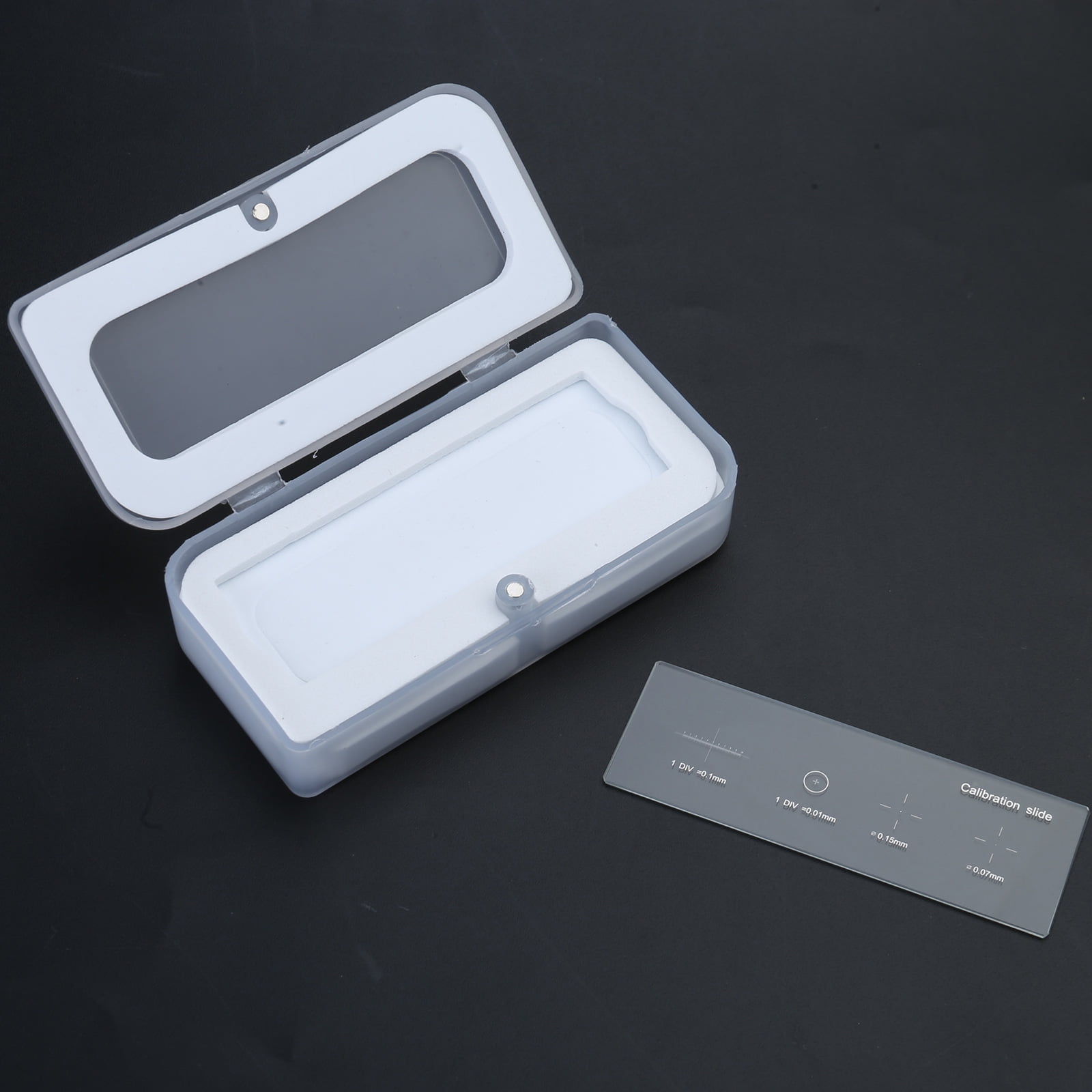 Microscopes Stage Micrometers Calibration Slide 0.01mm Multifunctional ...