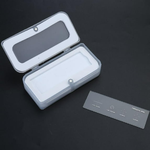 Microscopes Stage Micrometers Calibration Slide 0.01mm Multifunctional ...