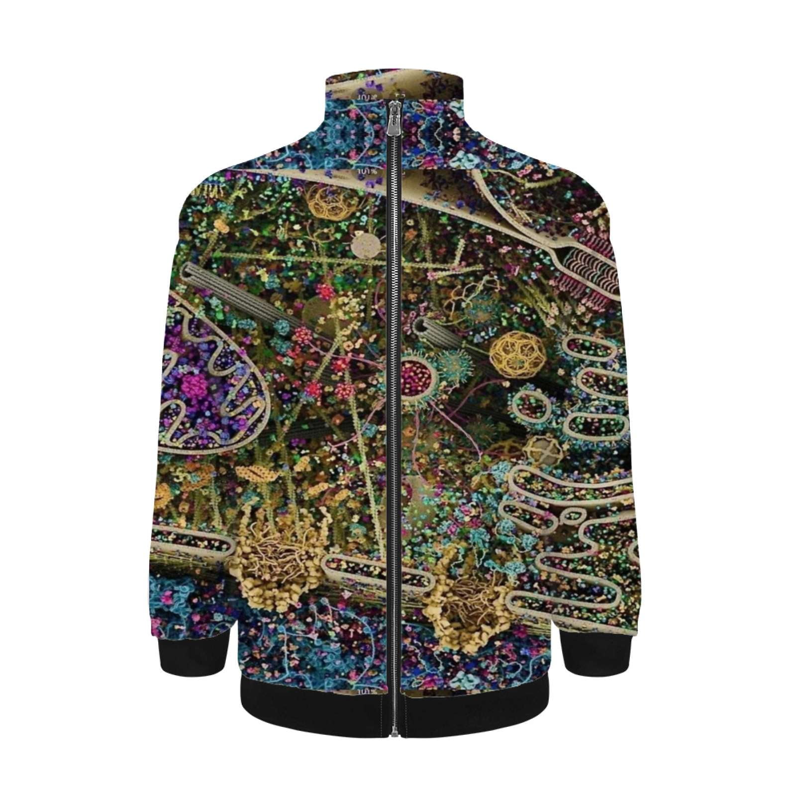 Microscopic Organisms Cell Structure Cell Jacket Men's Street Cool Long ...