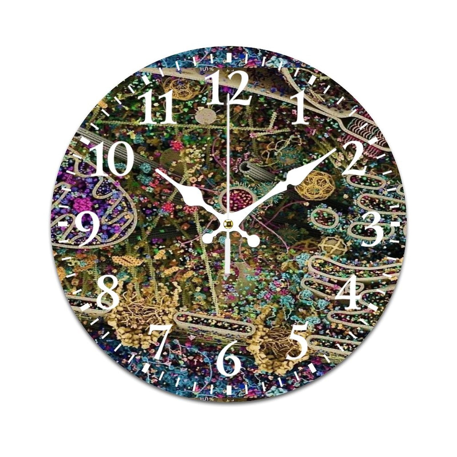 Microscopic Organisms Cell Structure Cell Wall Clock Modern Design ...