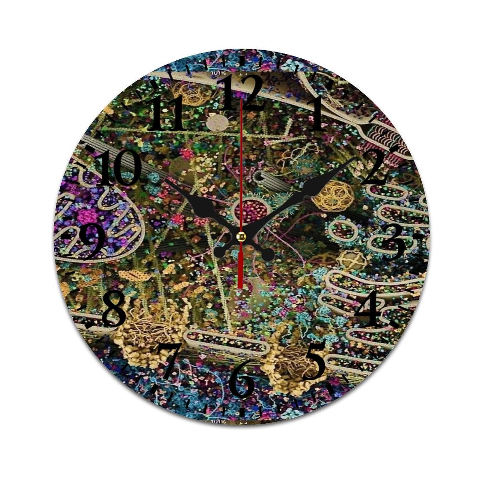 Microscopic Organisms Cell Structure Cell Wall Clock Modern Design ...